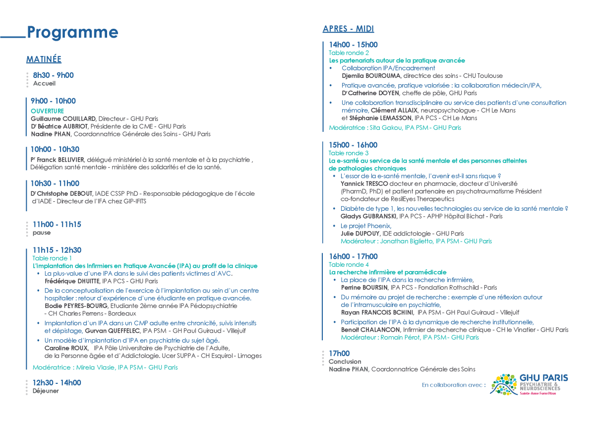 [Colloque] L’implantation des Infirmiers en Pratique Avancées (IPA ...