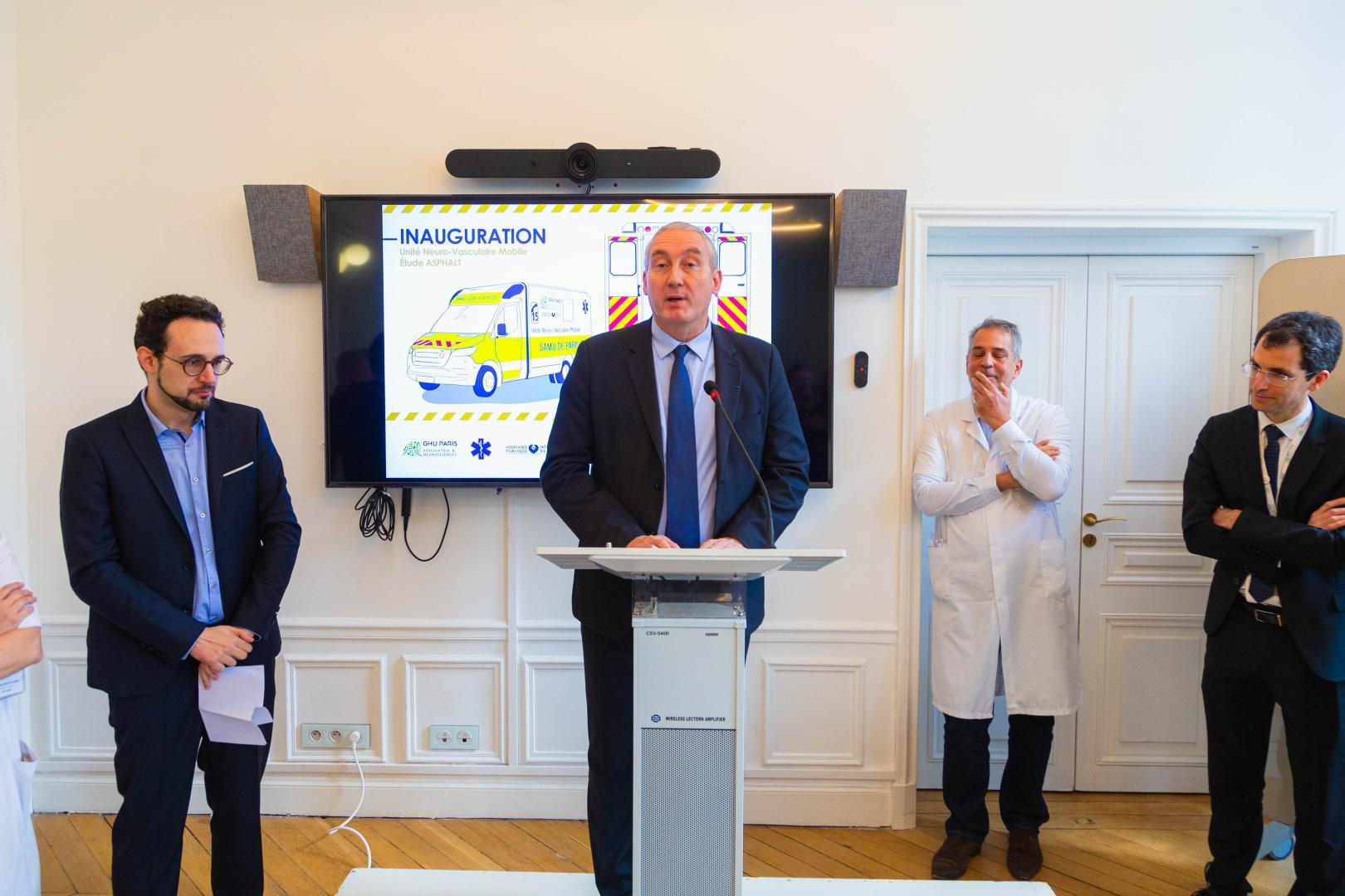 La première Unité Neurovasculaire Mobile Française a été inaugurée au ...